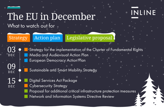 Nine European policy initiatives for the tech sector in December 2020